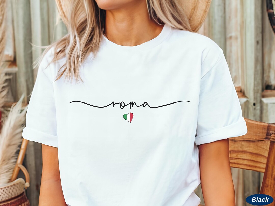 Cute Roma Shirt, Minimalistic Rome Tee, Unisex Rome Crewneck, Italia ...