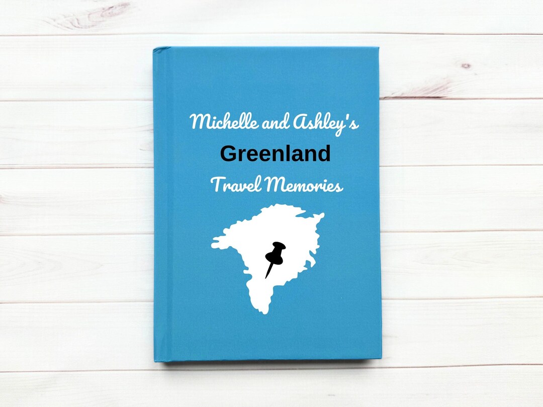 Greenland Travel Journal • Personalized Trip Planner • Hardcover ...