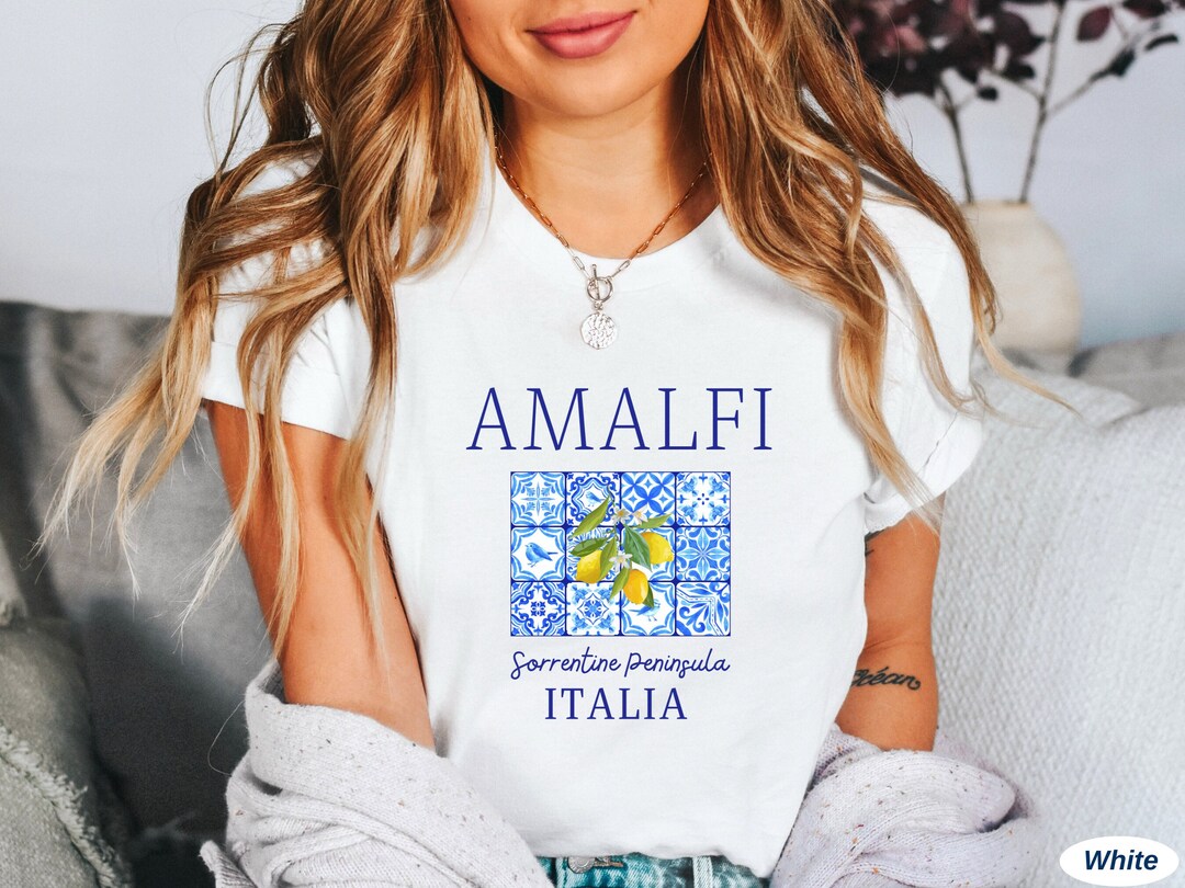 Amalfi Coast T-shirt, South Italy Clothes, Amalfi Italy Shirt, Cute ...