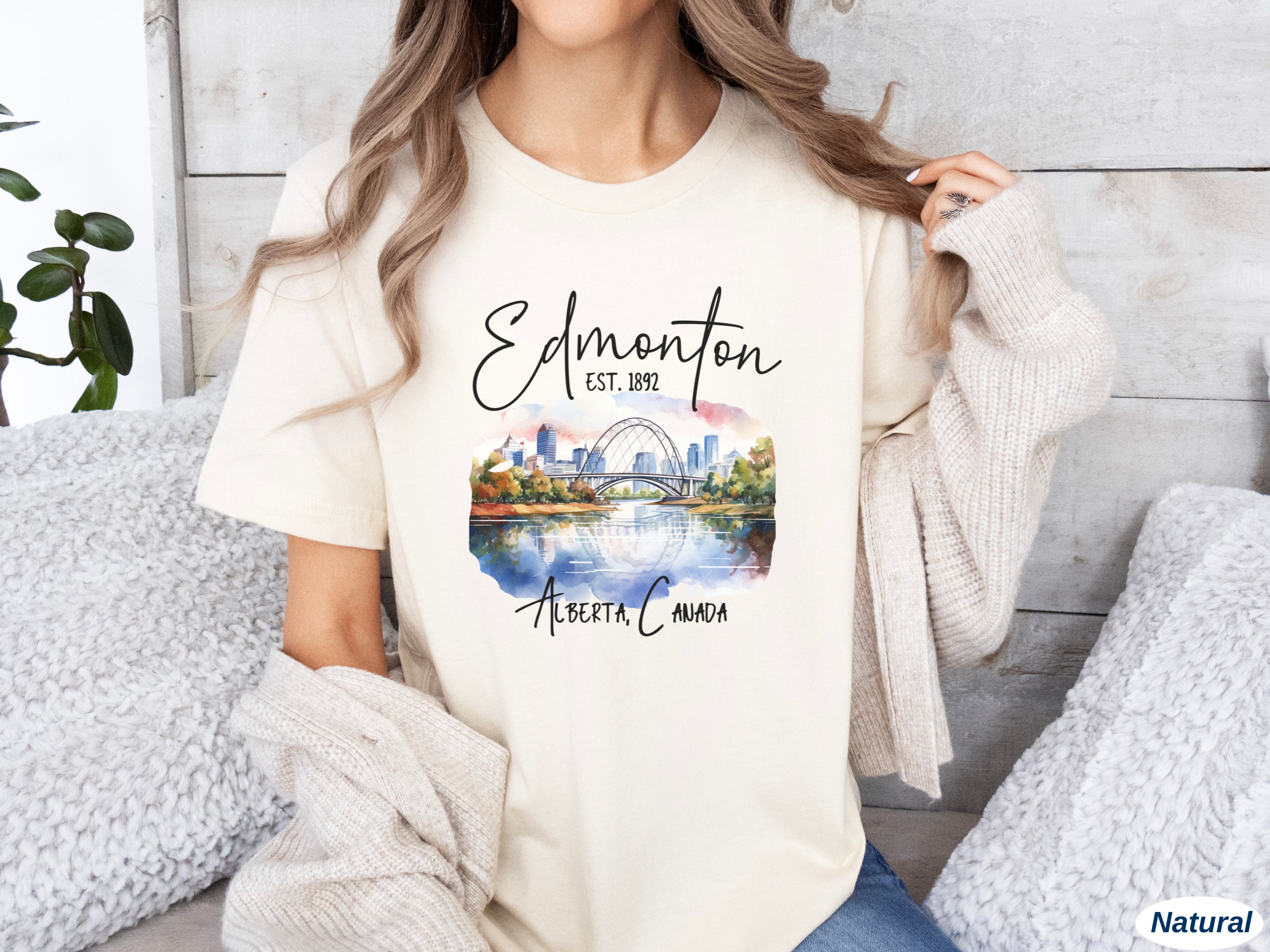 Edmonton Shirt, Edmonton Tee, Edmonton Gift, Edmonton Canada Tshirt ...