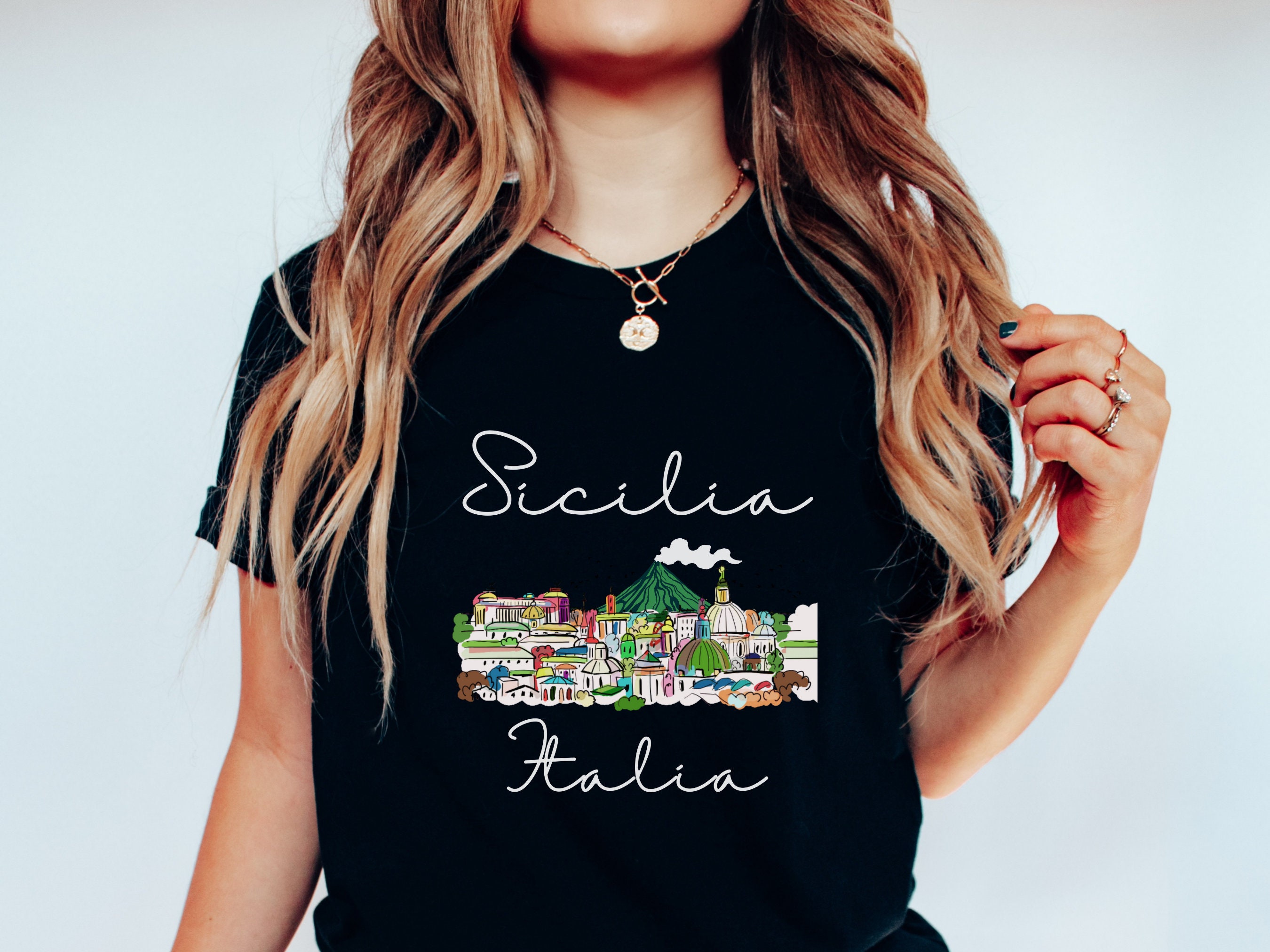 Sicily Shirt Sicilia Italia Tshirt Sicily T-shirt Palermo Graphic ...