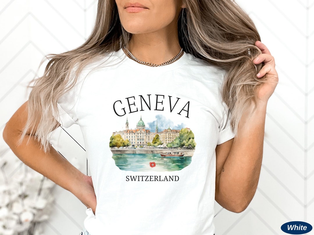 Geneva Shirt, Geneva Gift, Switzerland Tshirt, Geneva Souvenir ...