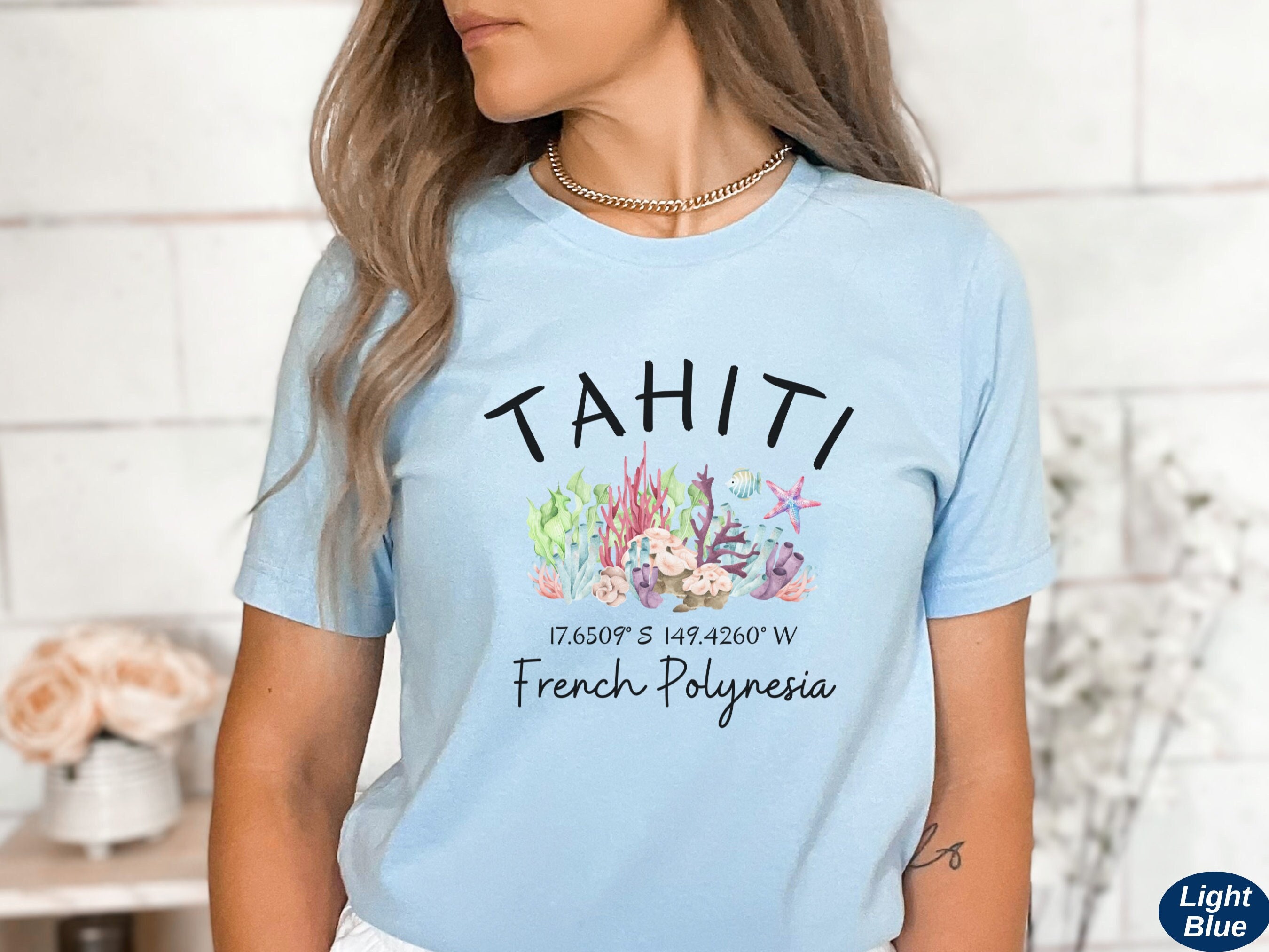 Tahiti Shirt, French Polynesia Tshirt, Unisex Tee, Tahiti Honeymoon ...