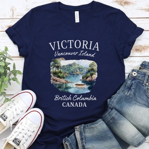 Victoria Shirt, Victoria Vancouver Island Tshirt, British Columbia Tee ...