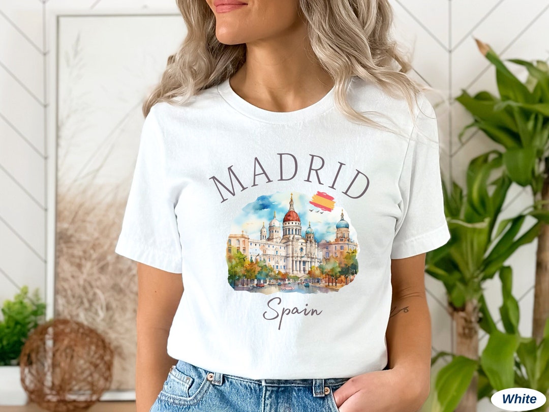 Madrid Tshirt, Madrid Trip, Madrid Spain Gift, Madrid Crewneck, Unisex ...