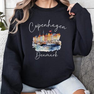 Copenhagen Sweatshirt, Unisex Copenhagen Sweater, Copenhagen Pullover ...