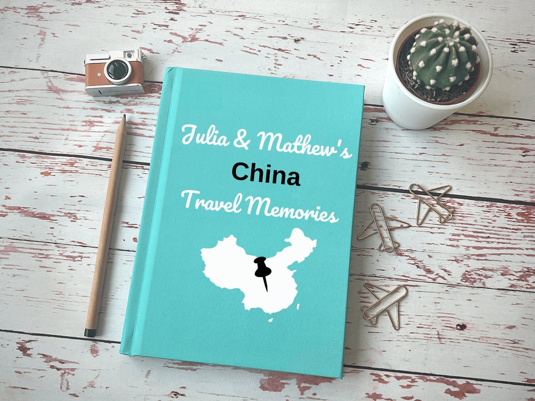 China Travel Journal Personalized Trip Planner Notebook With Name ...