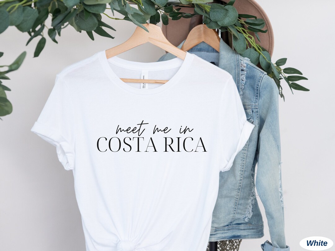 Cute Costa Rica Shirt, Softstyle Unisex Meet Me in Costa Rica Tshirt ...