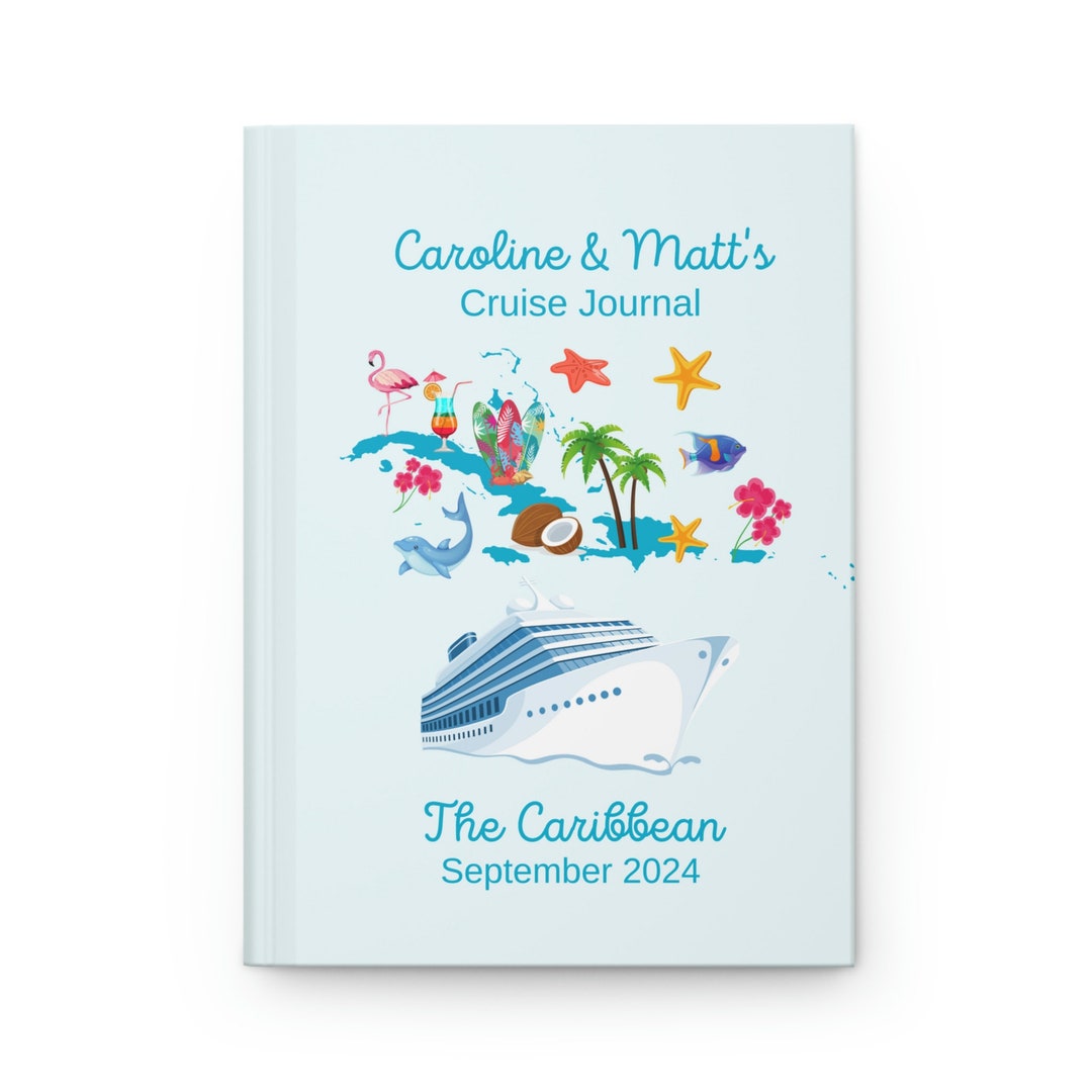 Custom Caribbean Cruise Travel Journal, Cruise Trip Planner, Gift for ...