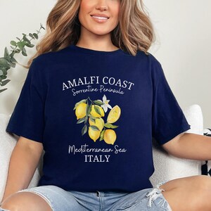 Amalfi Coast Shirt, Amalfi Clothes, Amalfi Lemons, Unisex Graphic Tee ...
