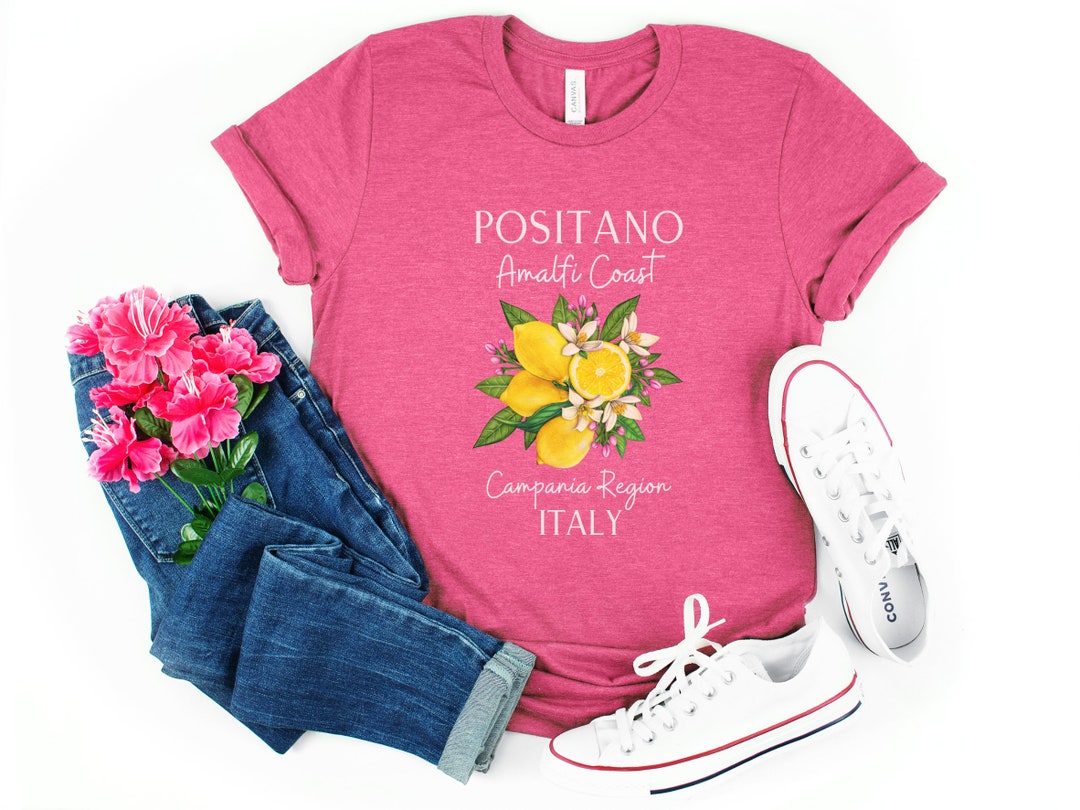 Positano Italy Shirt Amalfi Coast T-shirt for Italy Lover Amalfi Lemon ...