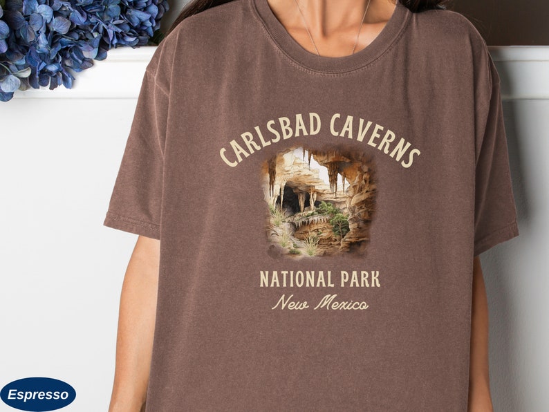 Carlsbad Caverns New Mexico Tee, Comfort Colors® Shirt, Carlsbad ...