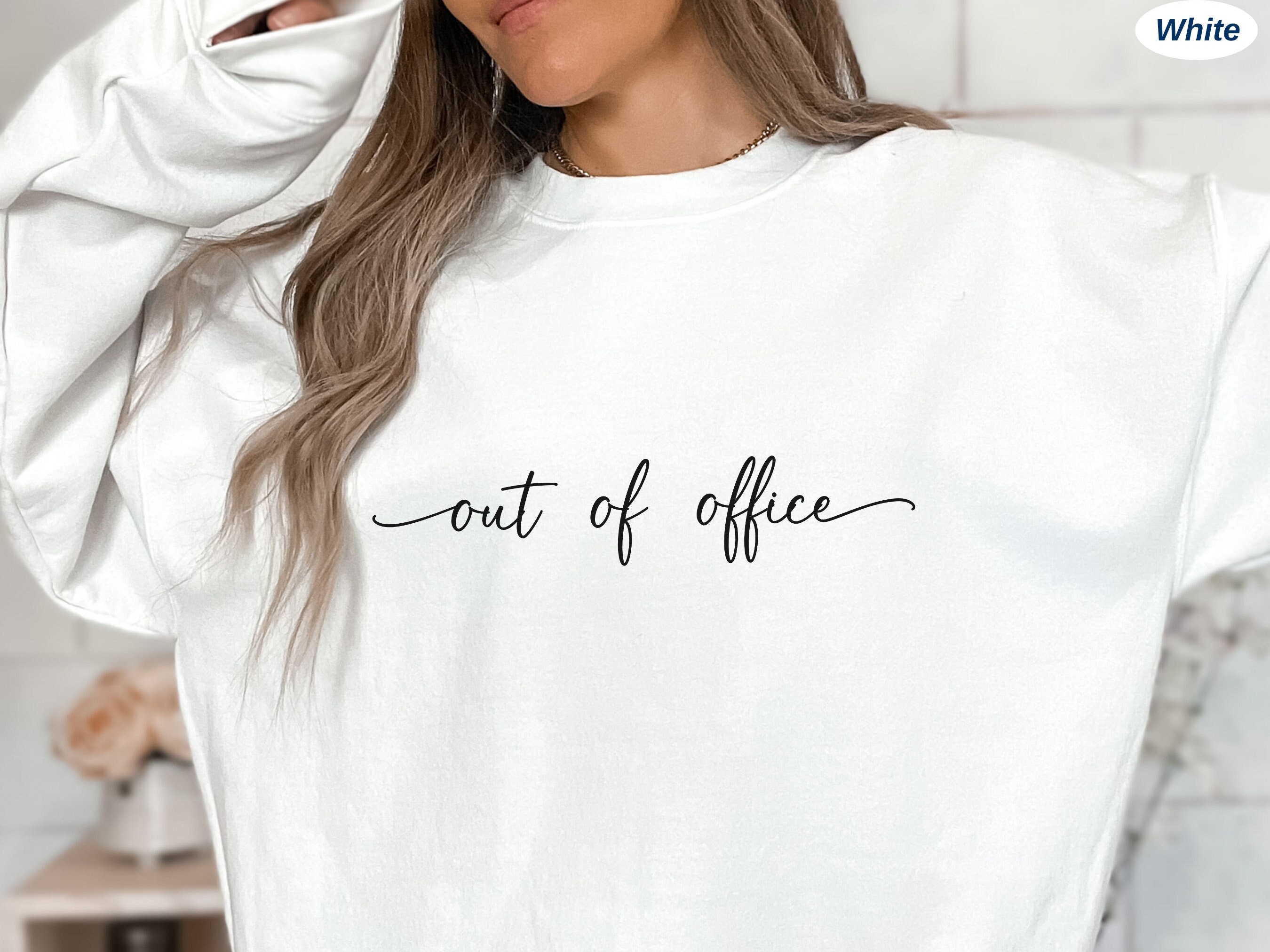 Out of Office Sweatshirt, Out of Office Sweater, Cute Vacation Pullover ...