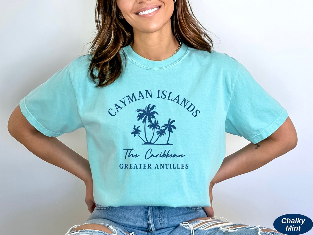 Cayman Islands Shirt, Caribbean Comfort Colors® Tee, Cayman Islands ...