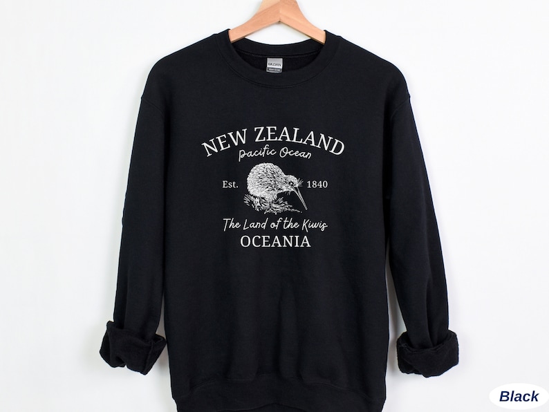 New Zealand Sweatshirt, Unisex New Zealand Sweater, Cute Pullover, Cute ...