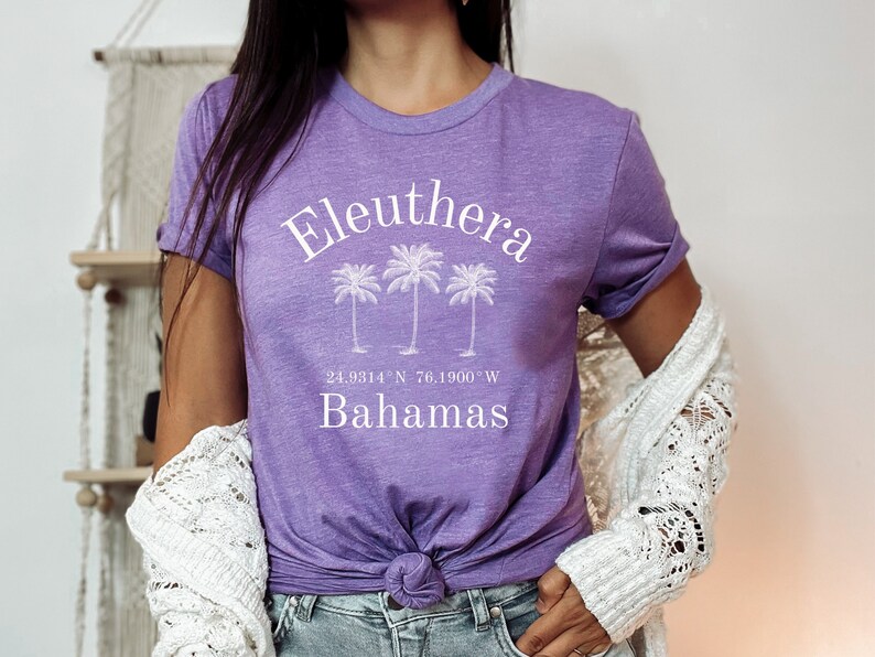 Eleuthera Shirt, Bahamas Tshirt, Caribbean Vacation, Eleuthera Tee ...
