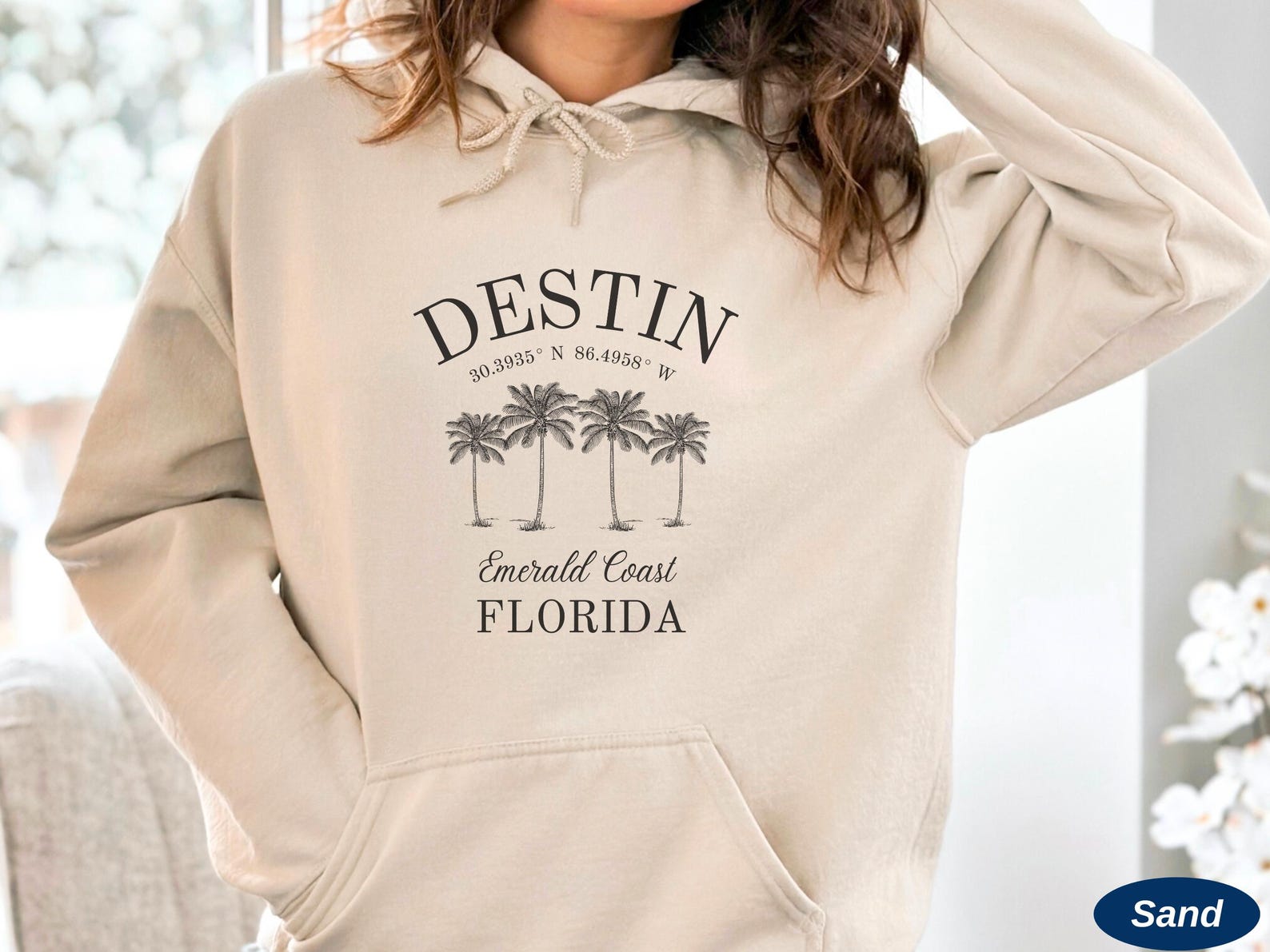 Destin Hoodie, Destin Florida Outfit, Unisex Hooded Sweater, Soft ...