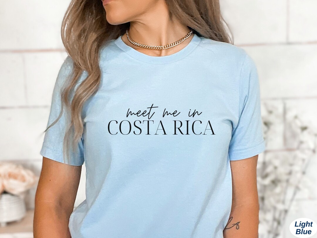 Cute Costa Rica Shirt Softstyle Unisex Meet Me in Costa Rica - Etsy