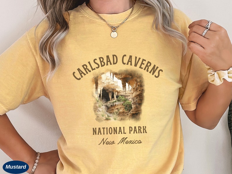 Carlsbad Caverns New Mexico Tee, Comfort Colors® Shirt, Carlsbad ...