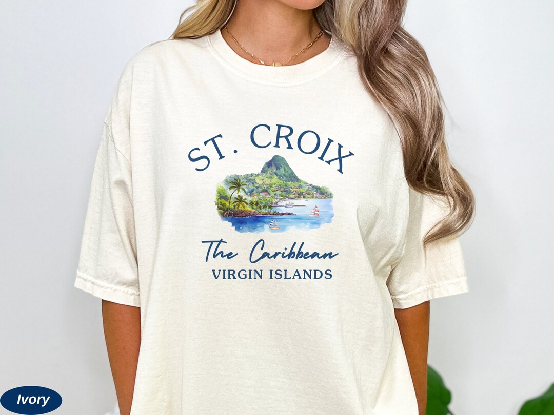 St. Croix Shirt, Caribbean Comfort Colors® Tee, St Croix Gift, St Croix ...