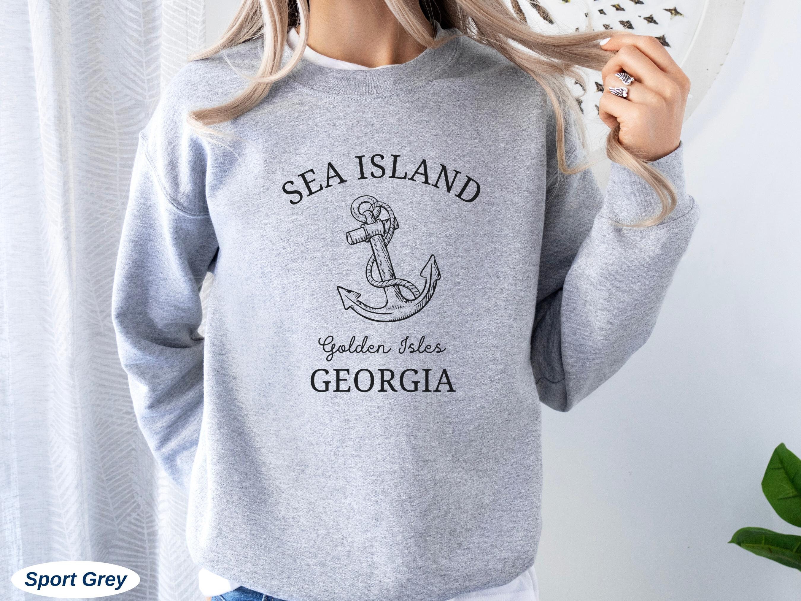 Sea Island Georgia Sweater, Unisex Sea Island Sweatshirt, Georgia ...