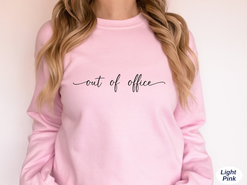 Out of Office Sweatshirt, Out of Office Sweater, Cute Vacation Pullover ...