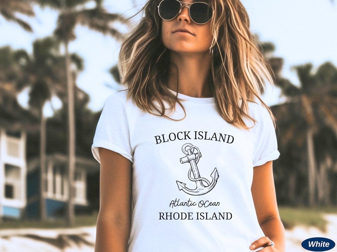 Block Island Shirt, Rhode Island Trip Tshirt, Softstyle Tee, Block ...
