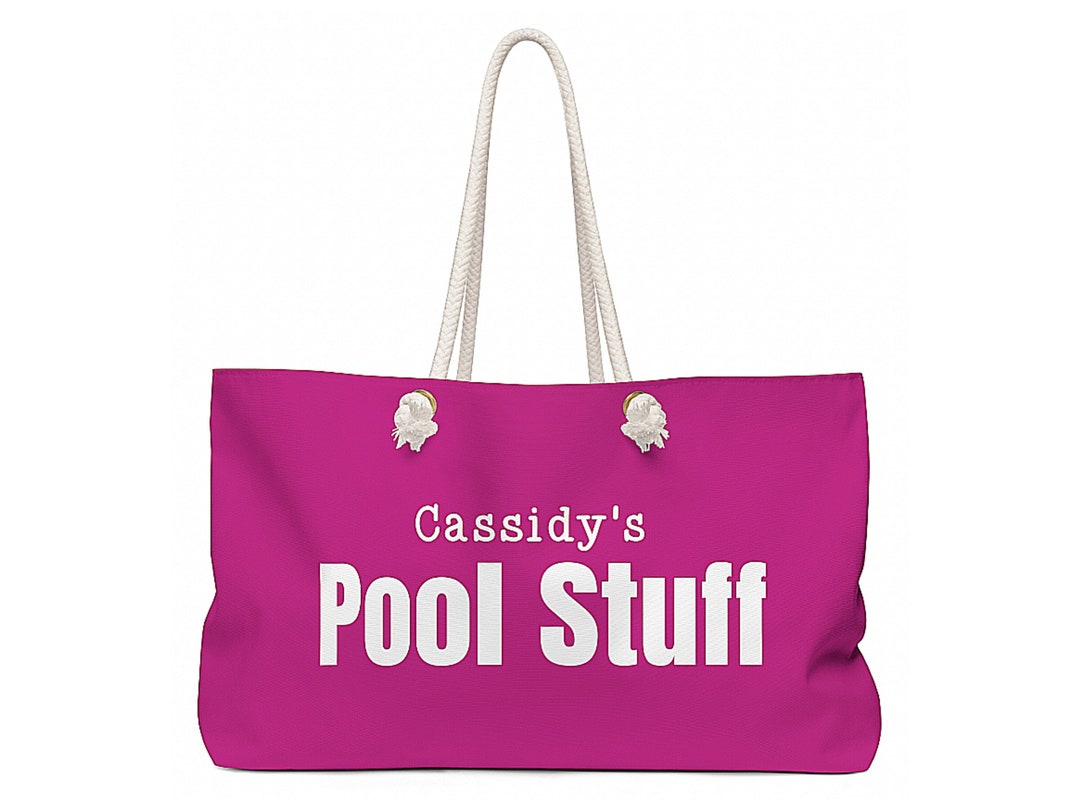Personalized Pool Bag, Pool Stuff, Pool Accessories, Big Pool Bag With ...