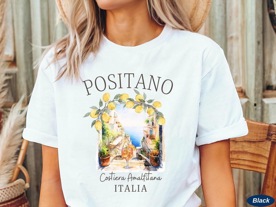 Positano Shirt, Positano Tshirt, Positano Lemons, Cute Amalfi Clothes ...