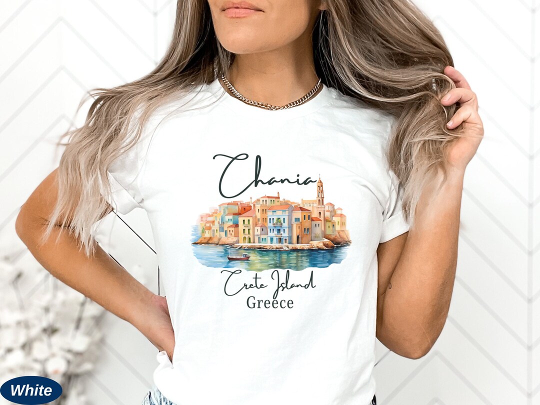 Chania Crete Shirt, Greek Island Tshirt, Unisex Softstyle Tee, Crete T ...
