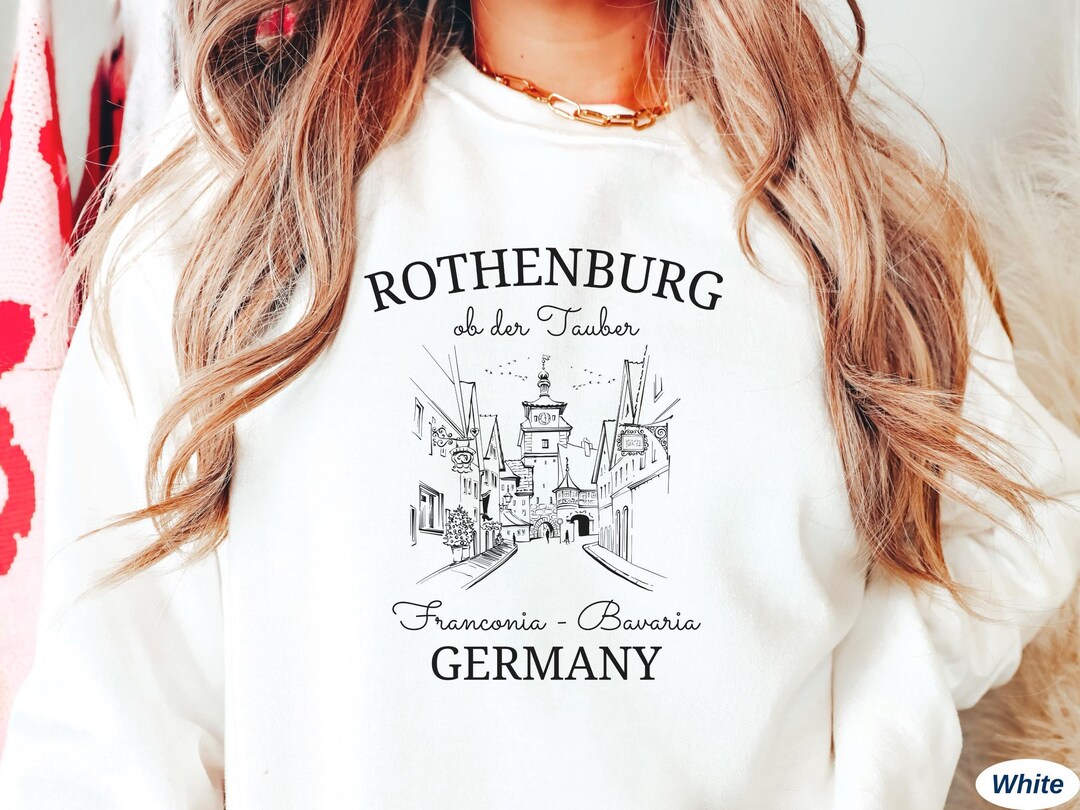 Rothenburg Ob Der Tauber Sweater, Germany Trip Sweatshirt, Unisex ...