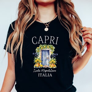 Capri Shirt, Capri Italy Trip Tshirt, Softstyle Tee, Italy Vacation ...