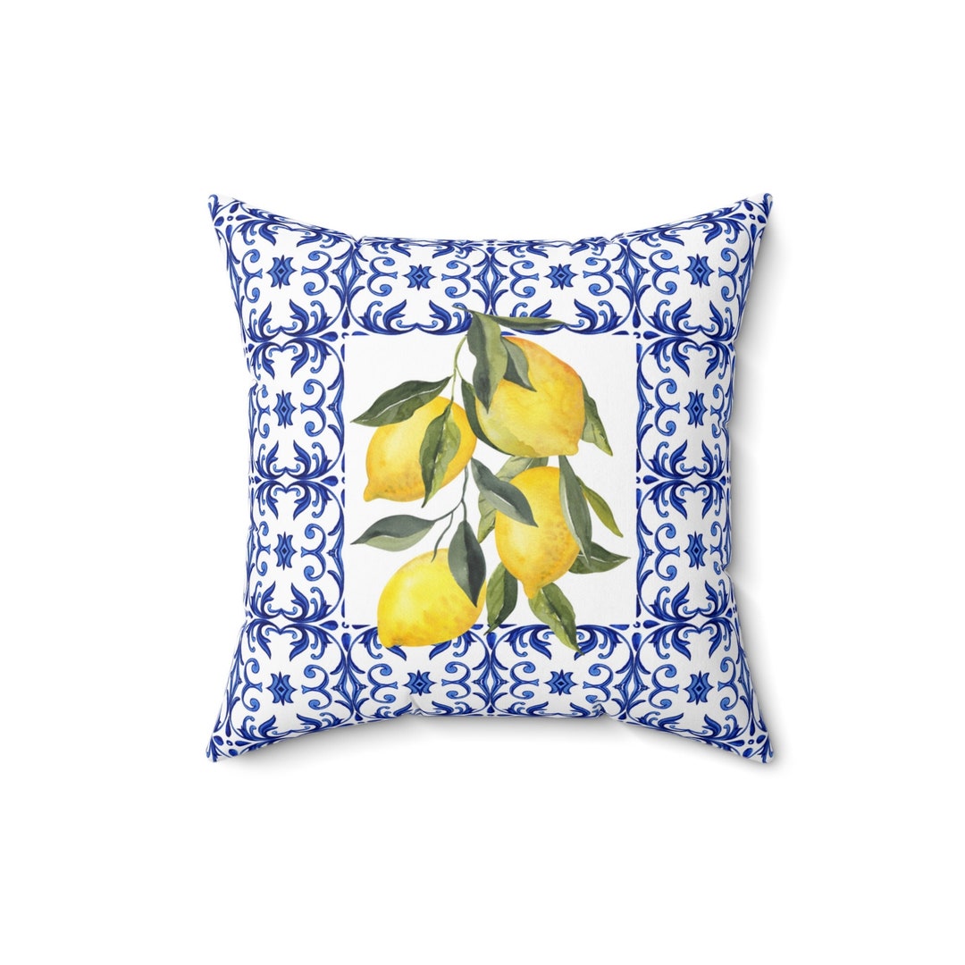 Italy Pillow, Amalfi Lemons, Italian Living, Italia Decor, Majolica ...