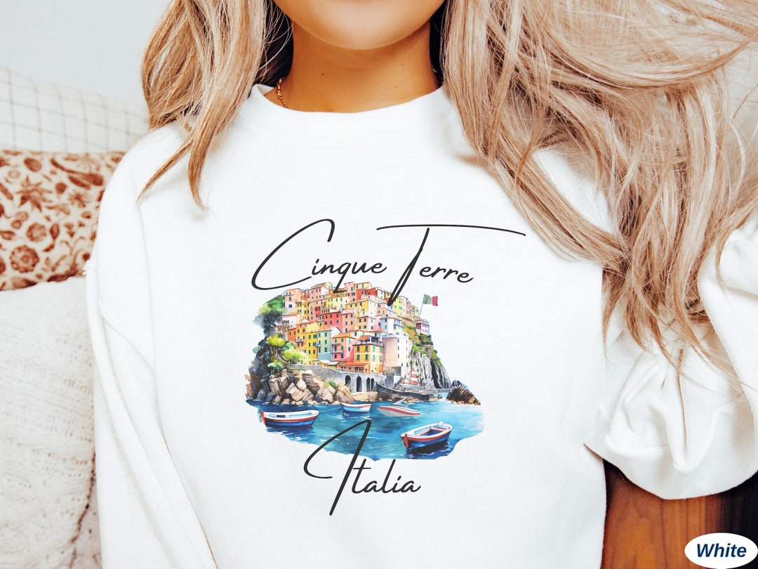 Cinque Terre Sweatshirt, Unisex Cinque Terre Sweater, Cinque Terre Gift ...
