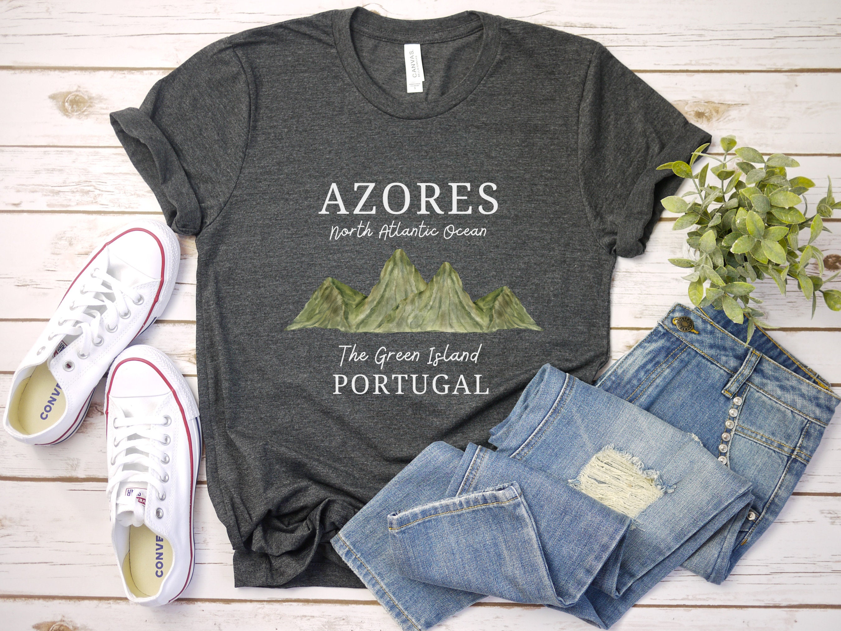 Azores Shirt Azores Islands Tee Unisex Portugal Tshirt Cozy T-shirt ...