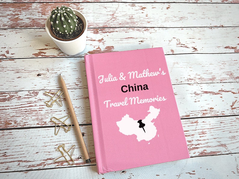 China Travel Journal Personalized Trip Planner Notebook With Name ...