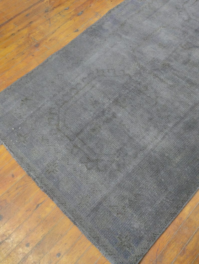 Vintage Gray Turkish Oushak Rug, Wool Hallway Runner 4.2x11.8 Ft - Etsy UK