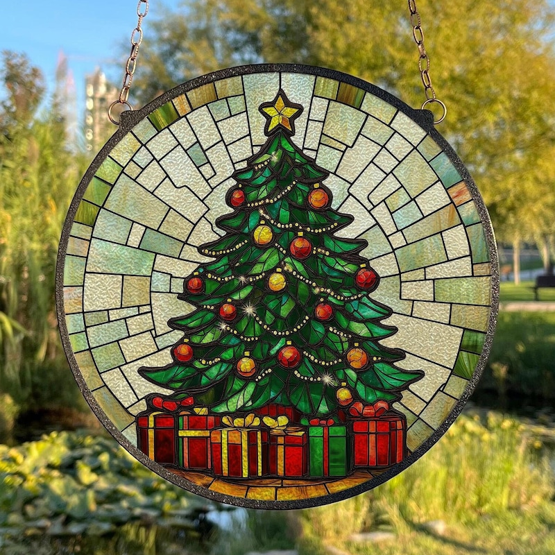 Christmas Suncatcher - Etsy