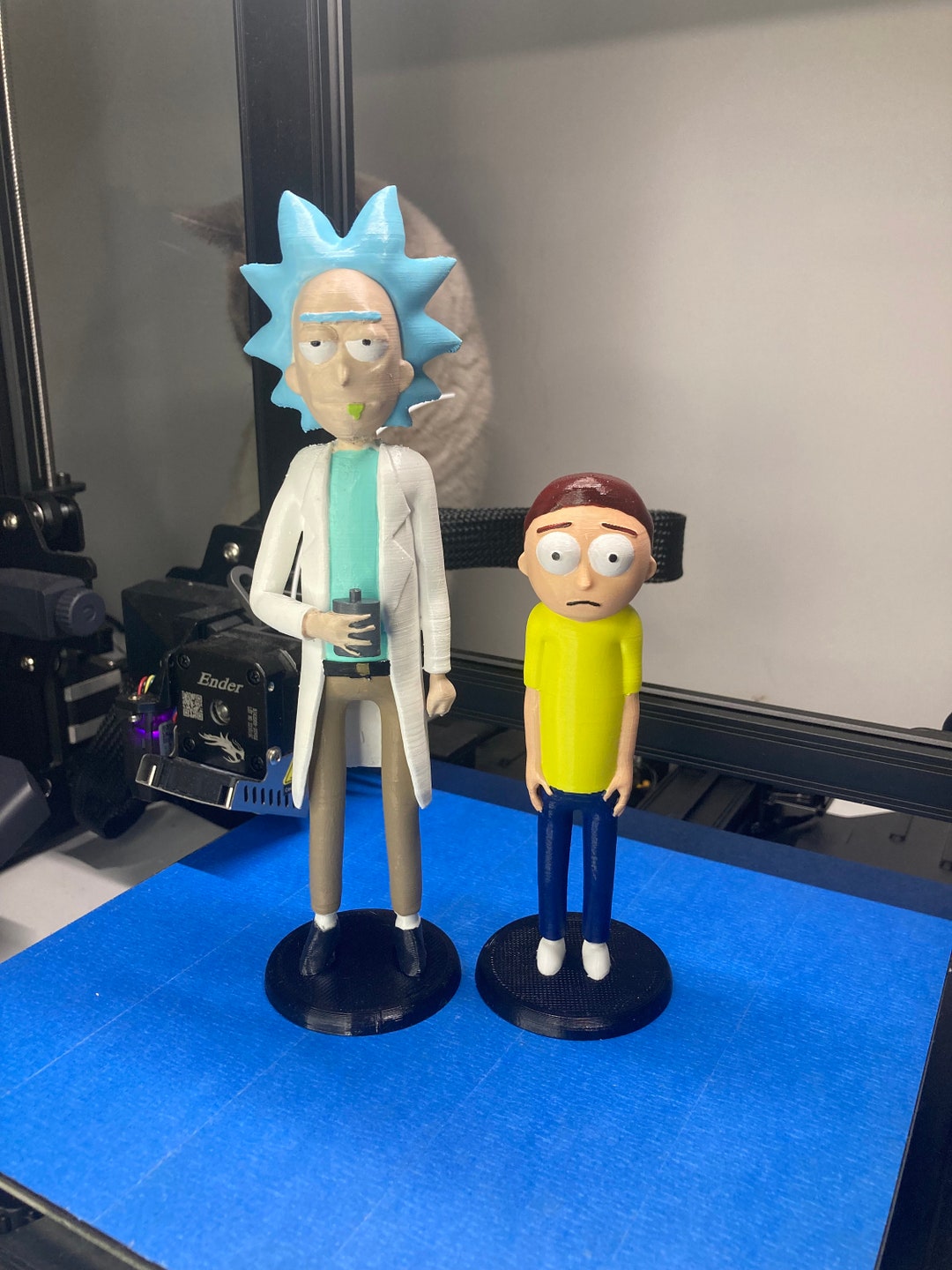 Rick and Morty Bust, Collectible, Statue, Gaming Room Decor, Figurine ...