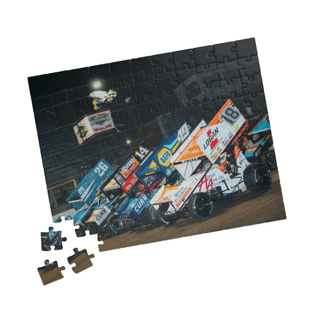 Personalized Turn Your Racing Photo Into a Puzzle (110, 252, 500 Piece ...