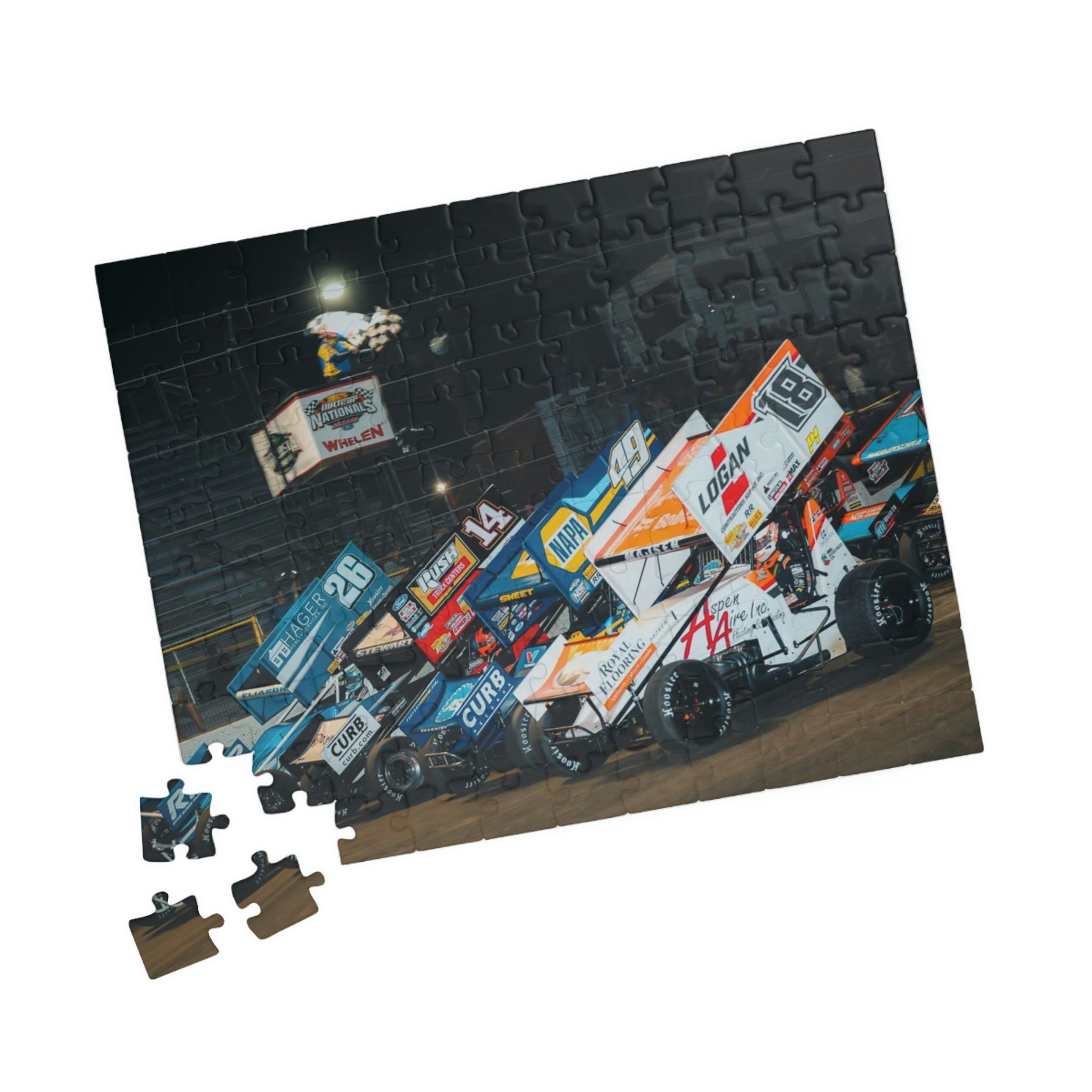 Personalized Turn Your Racing Photo Into a Puzzle (110, 252, 500 Piece ...