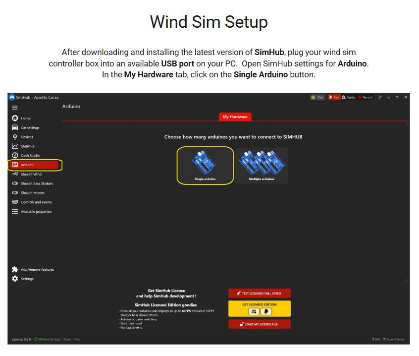 Turn 6 - Sim Racing Wind Simulator Control Module (no Fans Included) - Etsy