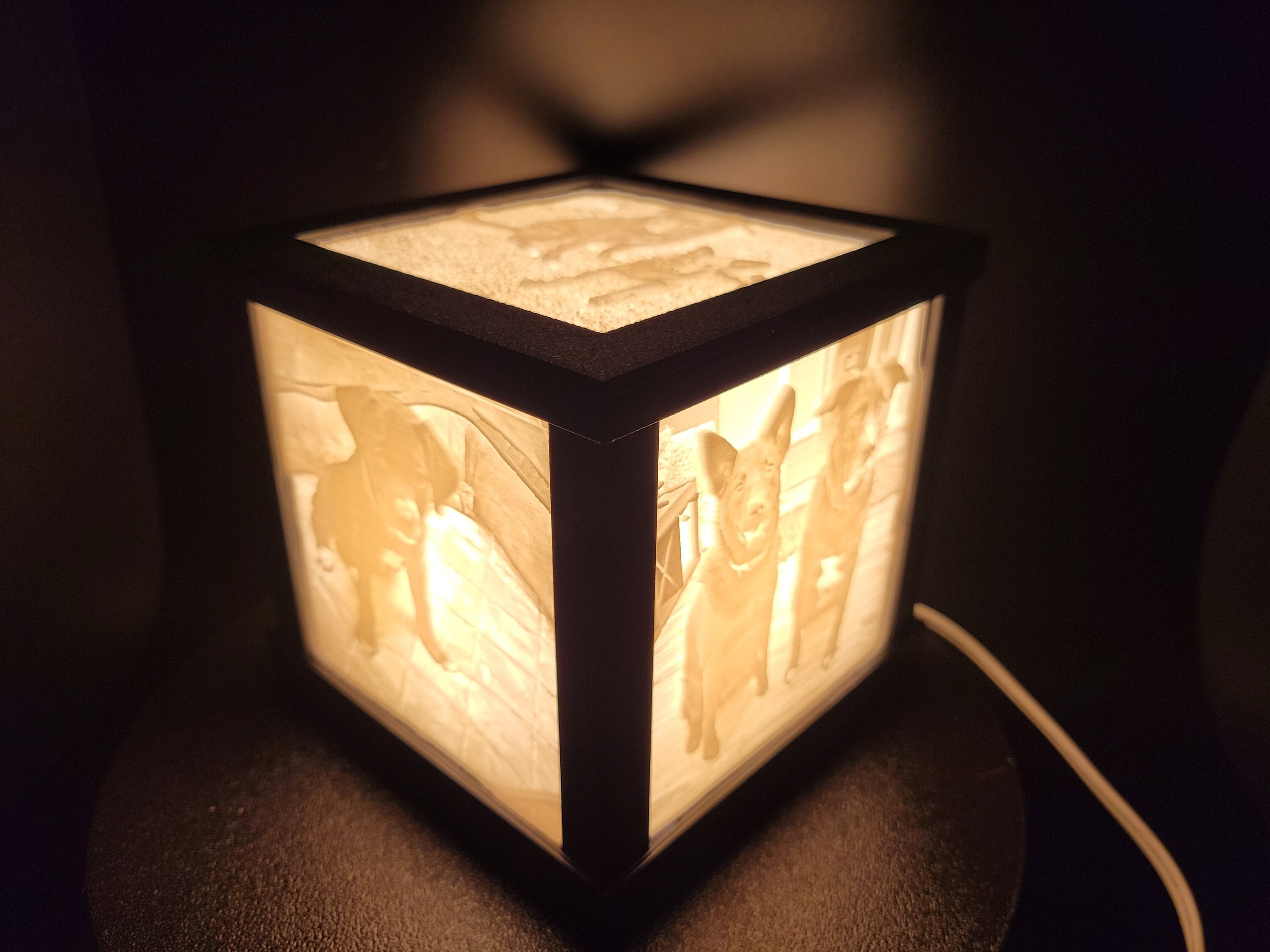 Custom - 5 Picture Light Box (lithophane) - Etsy