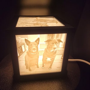 Custom - 5 Picture Light Box (lithophane) - Etsy