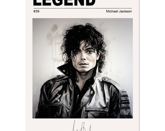 Michael Jackson Print - Etsy