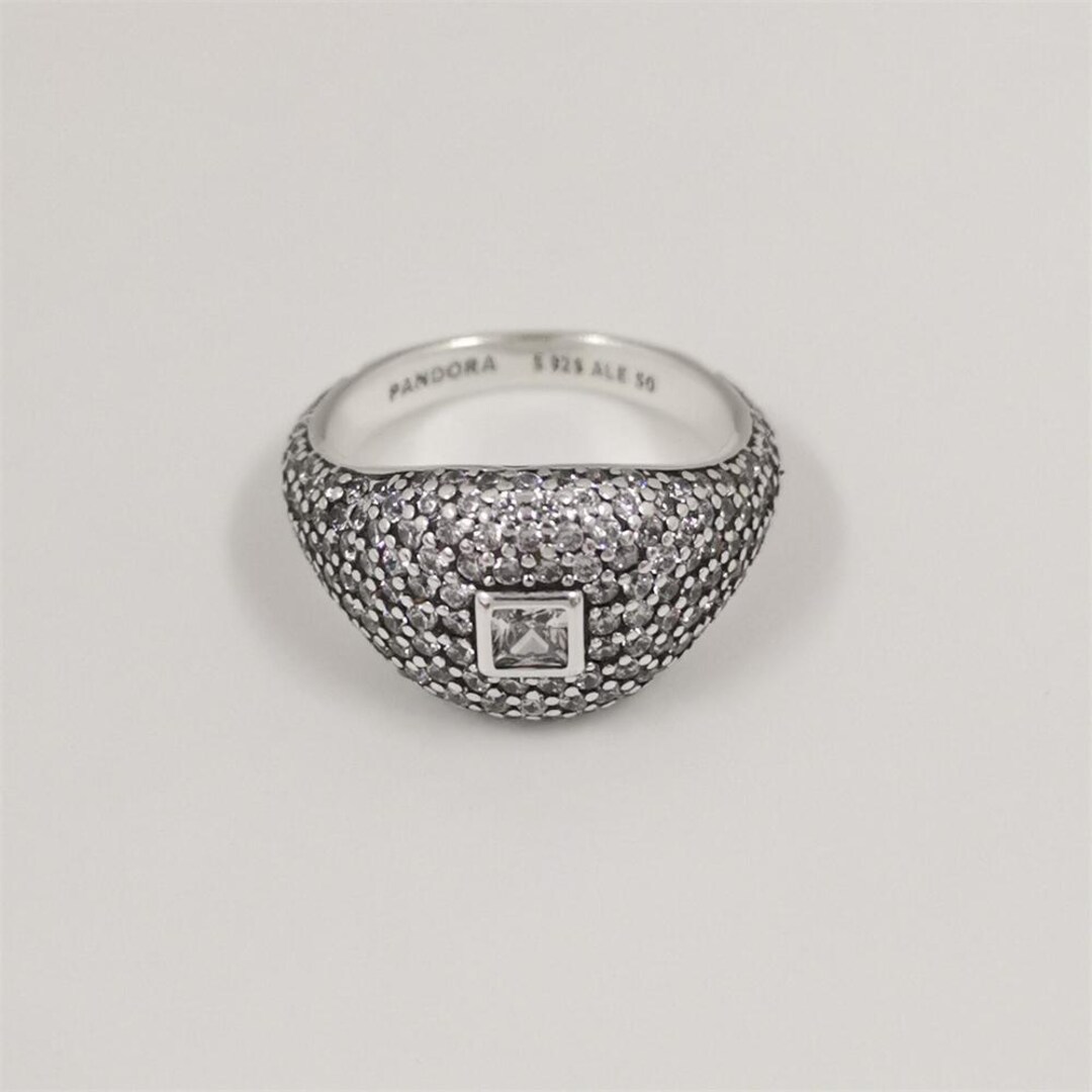 Pandora Pavé Square Cocktail Ring - Etsy