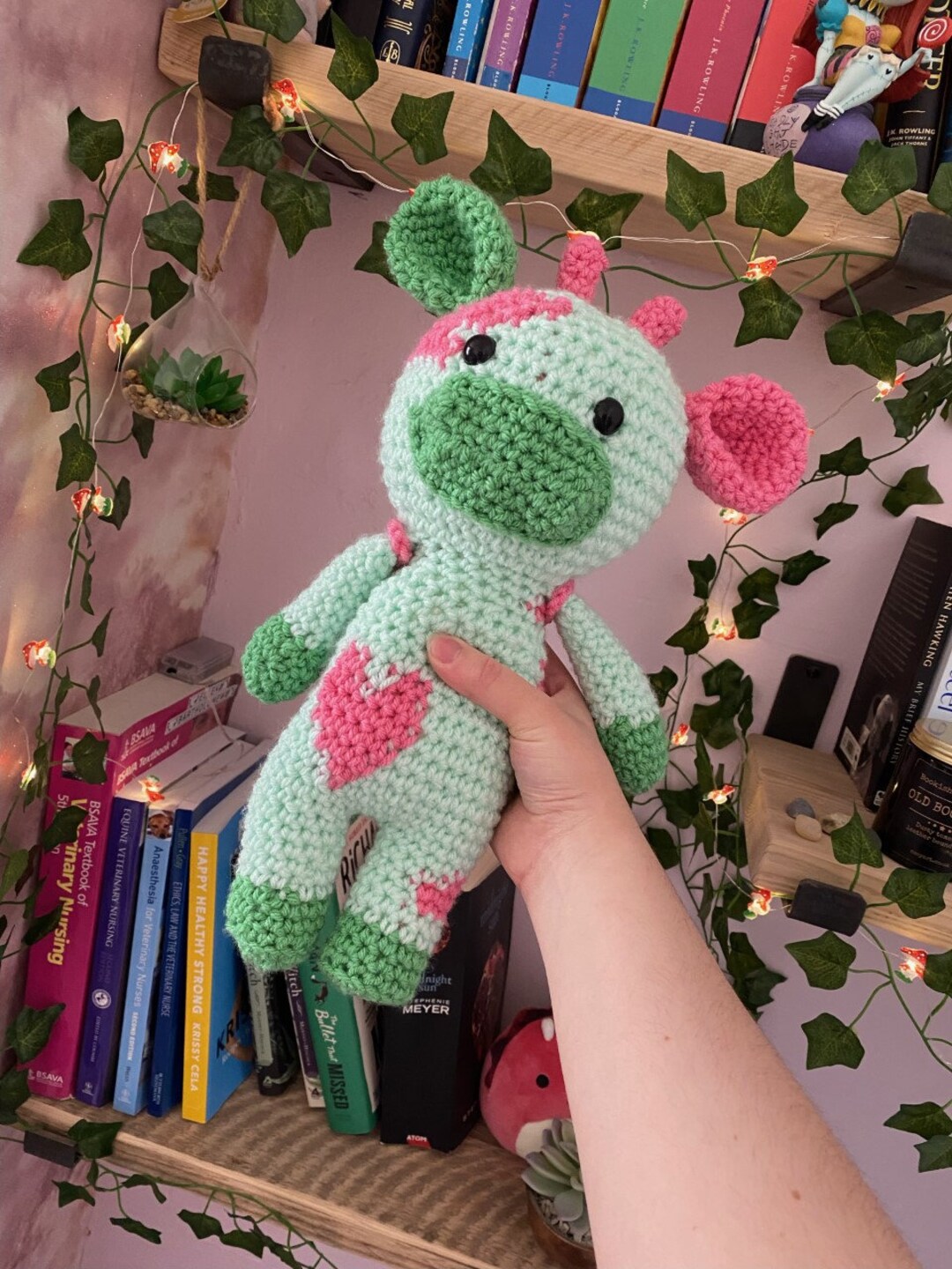 Watermelon Cow Plushie - Etsy