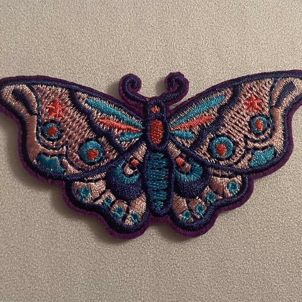 Moth Patch - Etsy