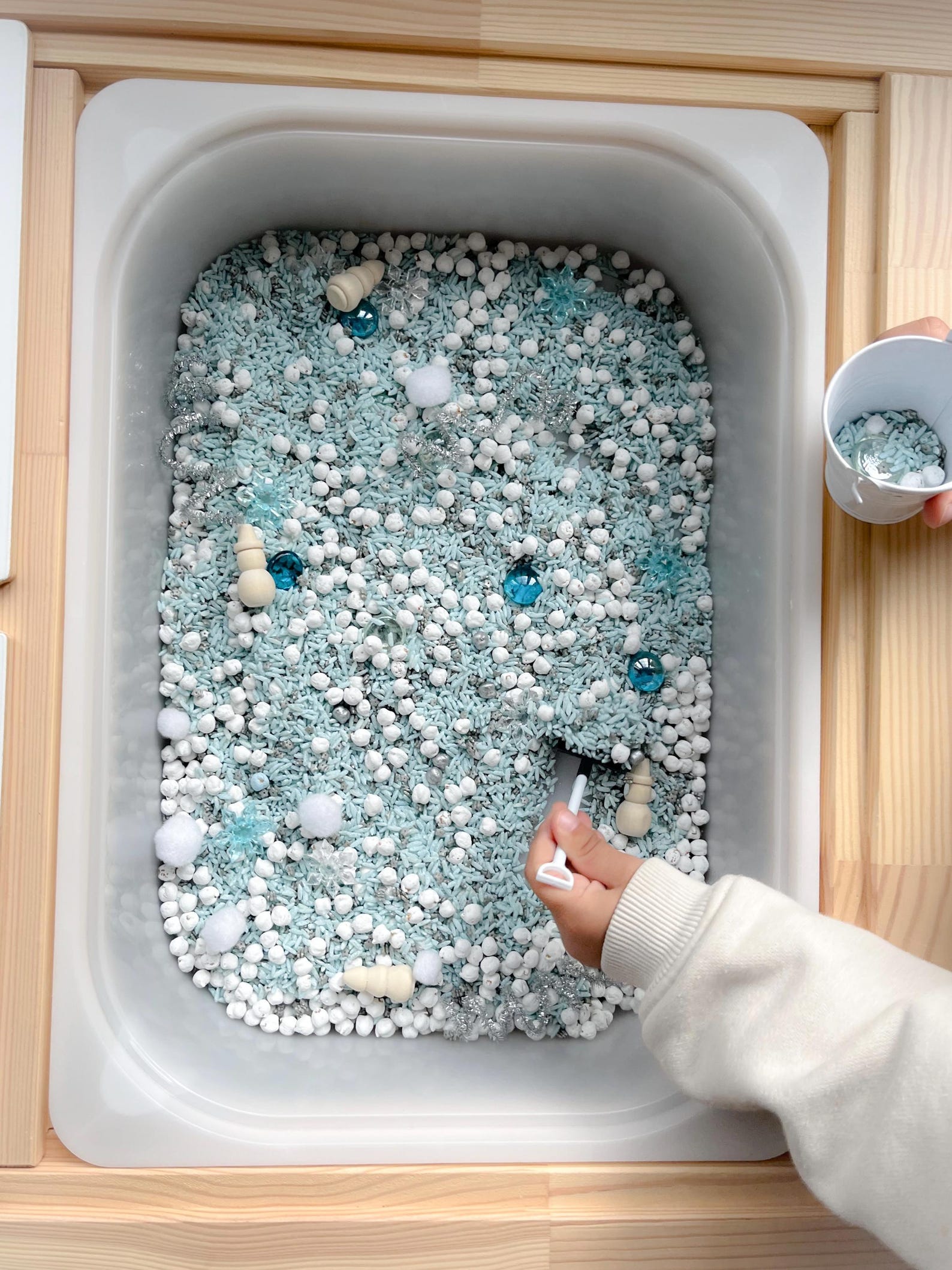 Winter Themed Sensory Filler, Open-ended Play Experiences, Preschool ...