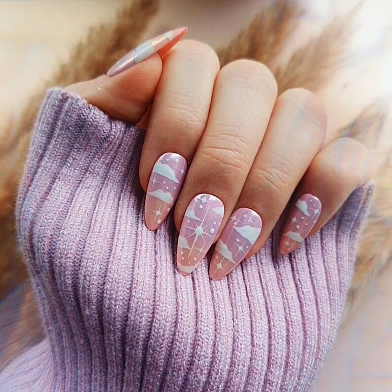 Cute Studio Ghibli Inspired Pastel Pink & Purple Glazed Donut - Etsy